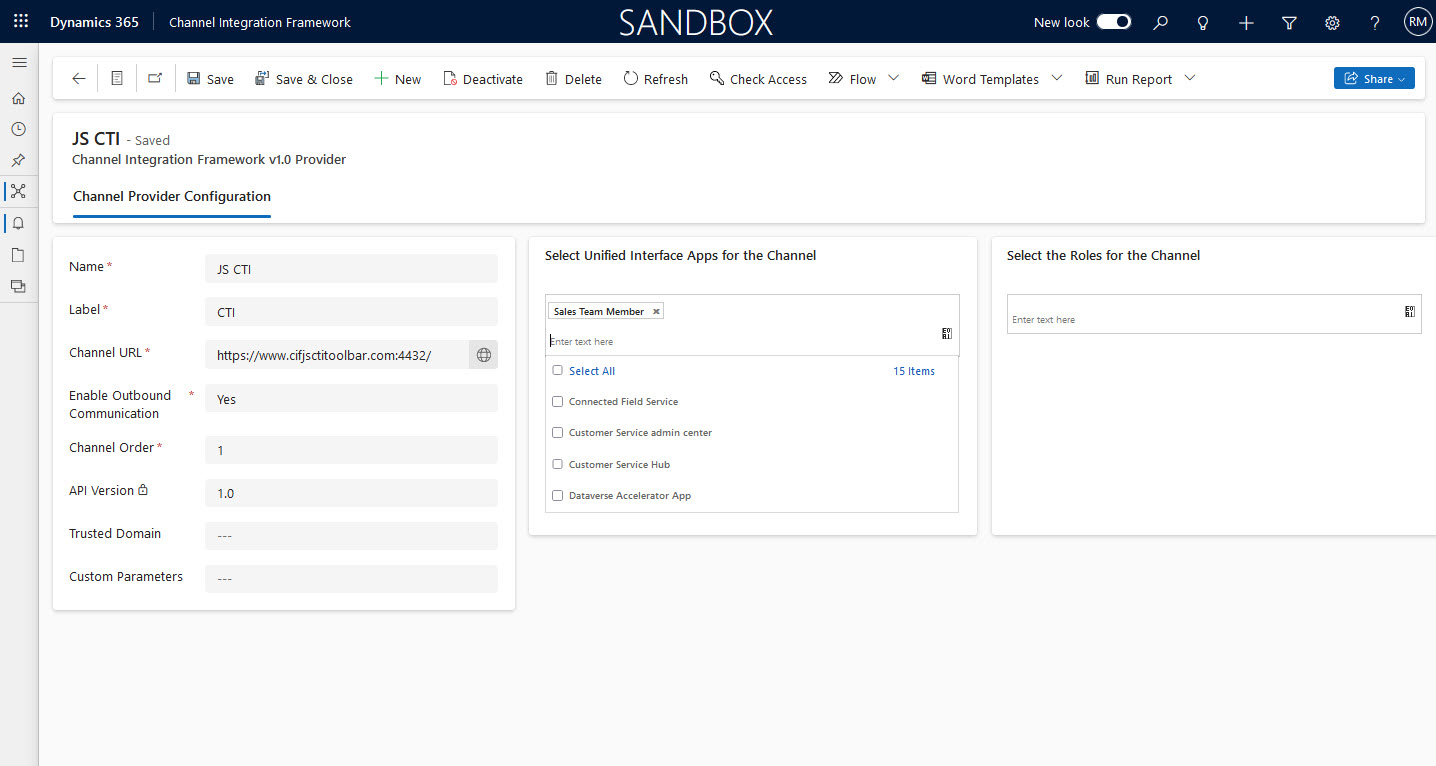 CIF 1.0 Based MS CRM(Cloud) Web-CTI Connector Deployment Guide