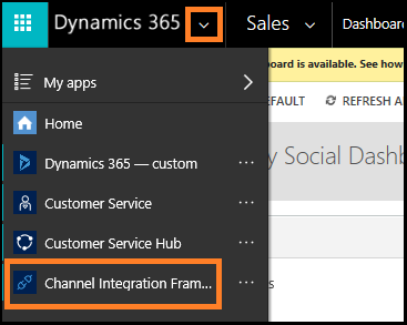 Integrate Agent Chat Gadget in Dynamics CRM CIF