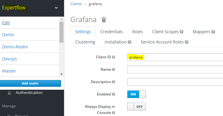 Keycloak Integration with Grafana